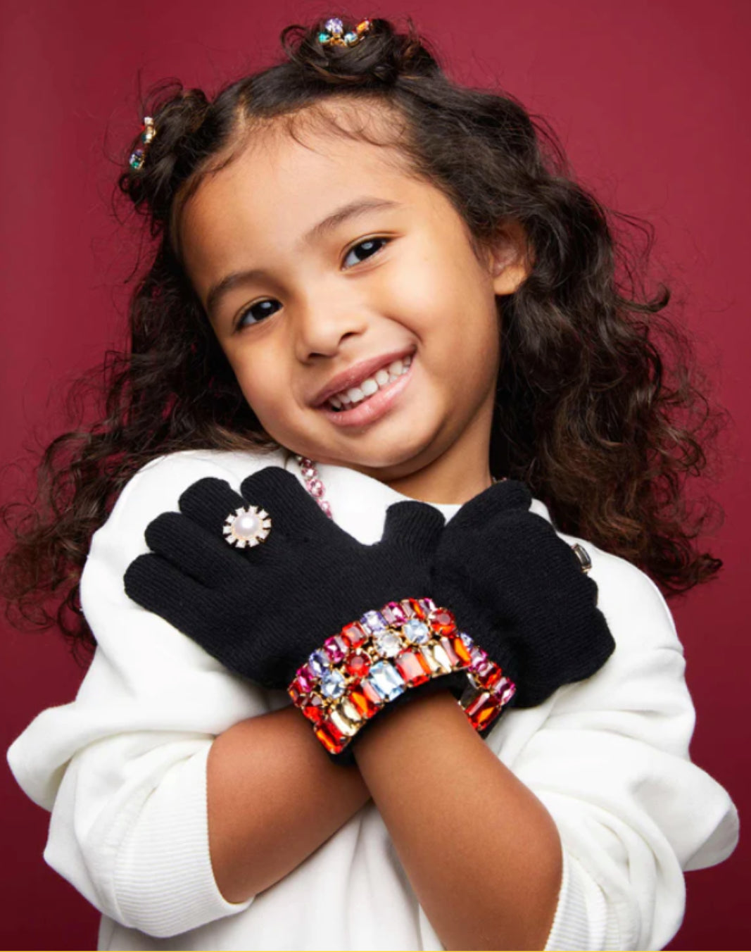 Ice Skating Jeweled Gloves – Einstein's Attic